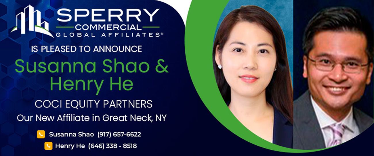COCI Equity Partners Joins Sperry Commercial Global Affiliates; - SPERRY
